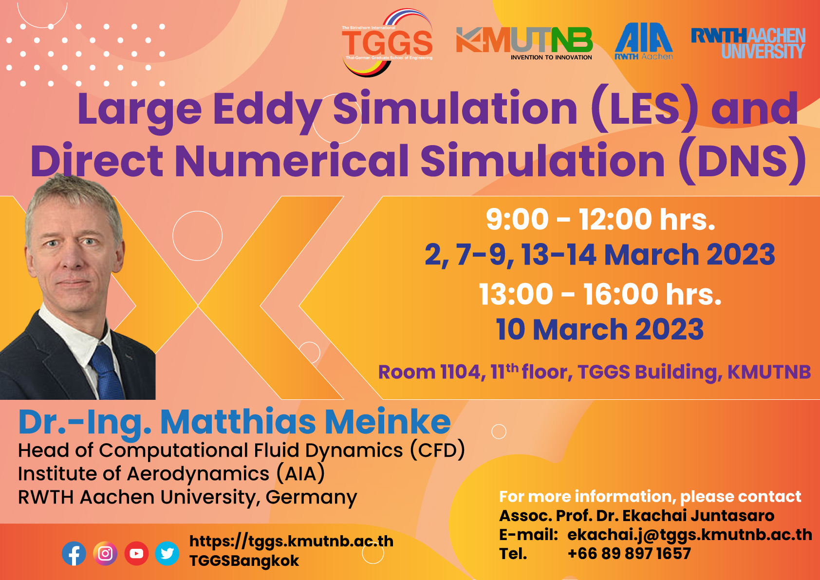 Block Lecture Large Eddy Simulation Les And Direct Numerical Simulation Dns Mesd